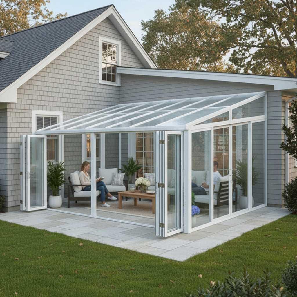 Solaspaces Bi-Fold Sunroom | Modern Indoor-Outdoor Living - Panel ...