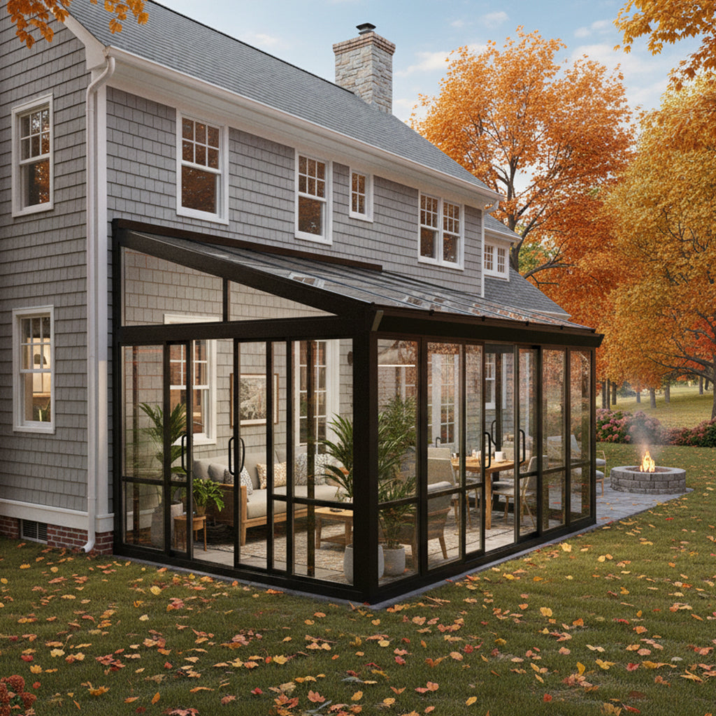 Enjoy Your Sunroom All Year Round | Solaspaces - Panel Prestige Outdoors