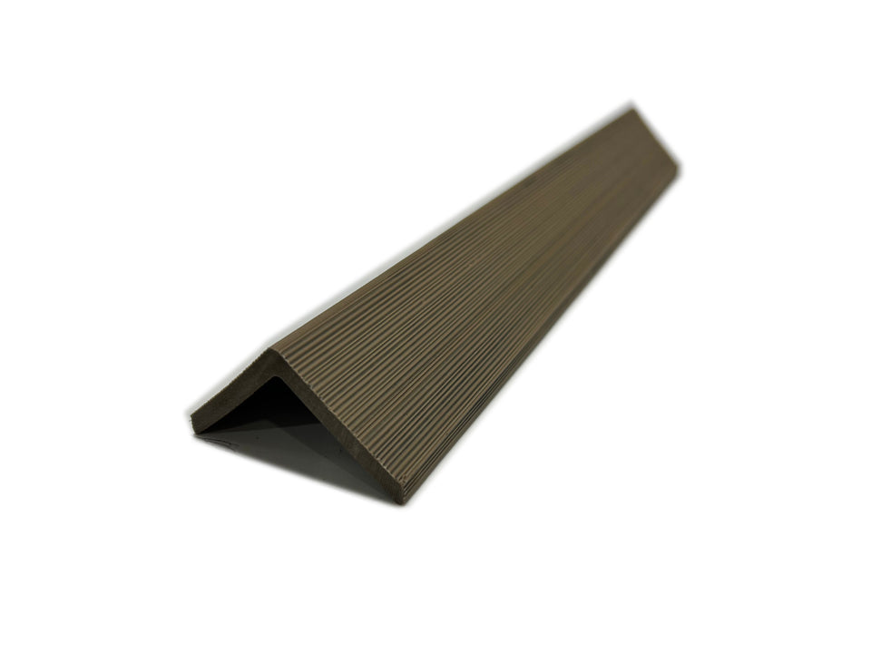 Narrow 5-Strip Pale Oak Composite Siding Panels - 1" Slats for Exterio ...