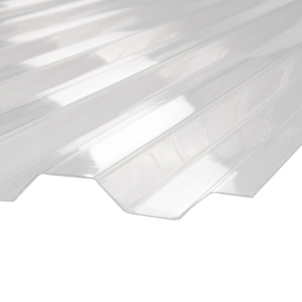 Clear Roof Panels Polycarbonate Trapezoid Corrugated Transparent Sheet ...