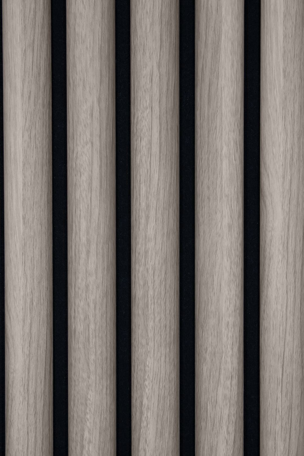 Half-Round Wood Column Acoustic Sound Panel for Walls - White Oak ...