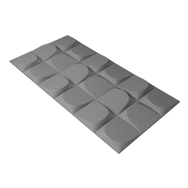 Gray 3D Mosaic Stone Wall Tile – Lightweight Decorative Panels for Int ...