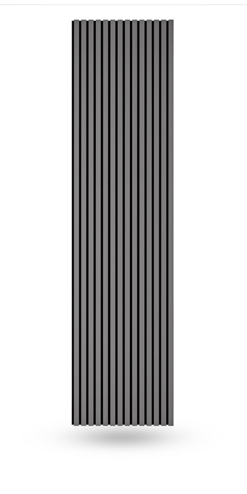 Storm Gray Acoustic Slat Wood Wall Panels - Panel Prestige Outdoors