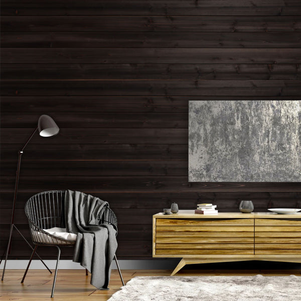 Kona Dark Brown Stain Shiplap Wood Siding Interior-Exterior - Panel ...