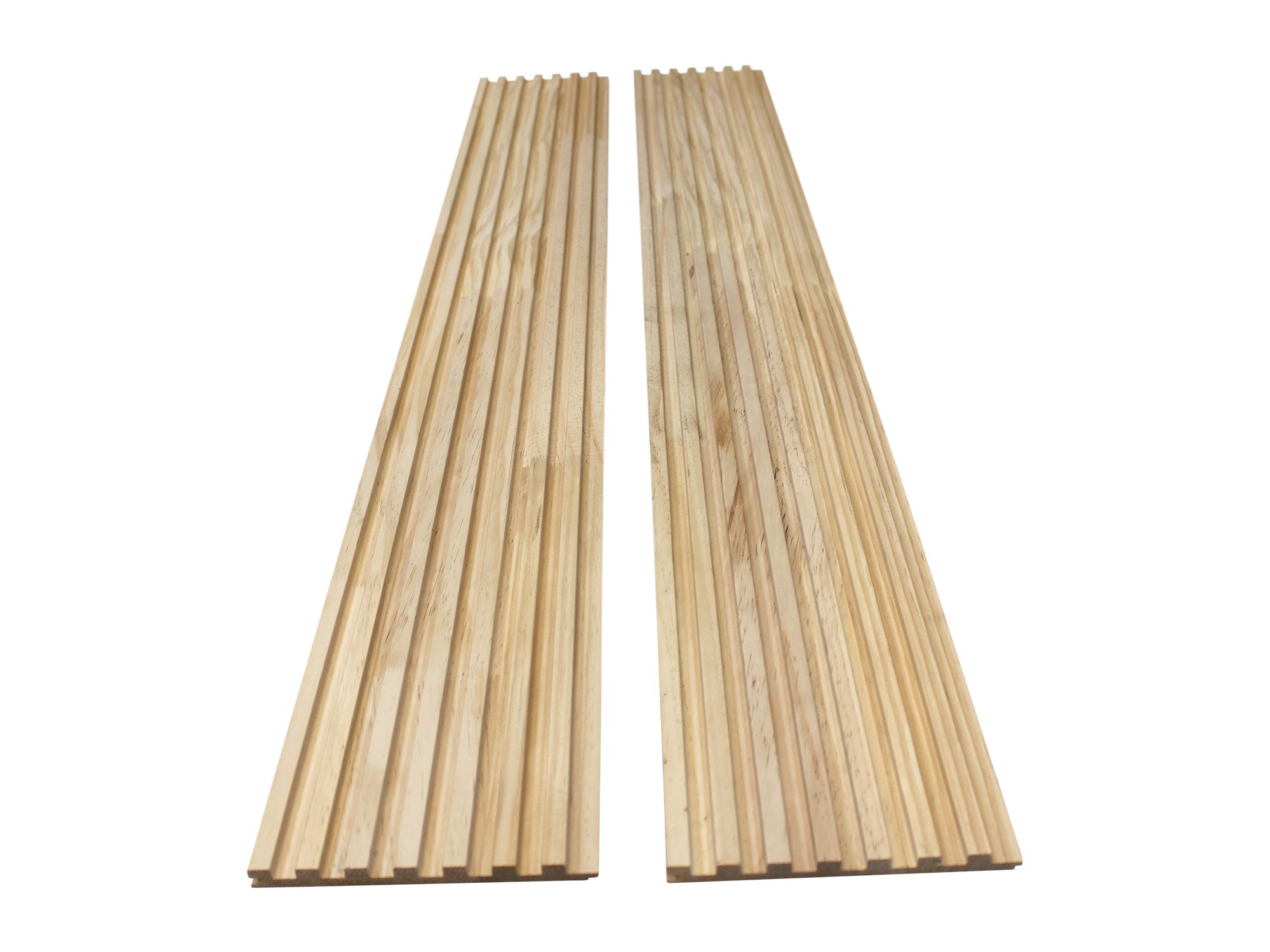 Unfinished Slat Wood Panels for Walls, Paint and Stain Grade - Sleek ...